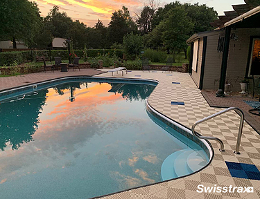 Swisstrax Flow-Through, Slip Resistant Pool Deck Tile